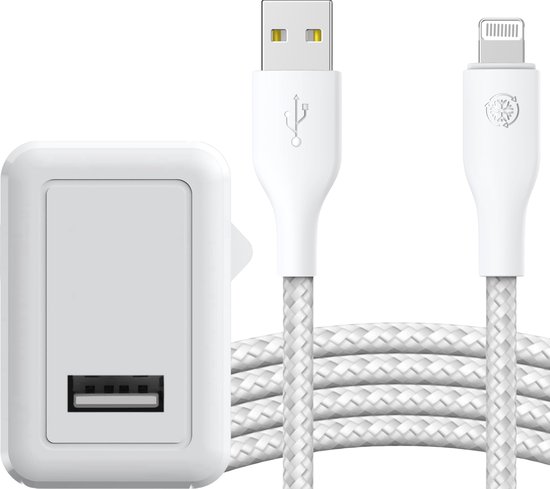 Lader Set geschikt voor iPhone, iPad Oplader met Lightning naar USB ...