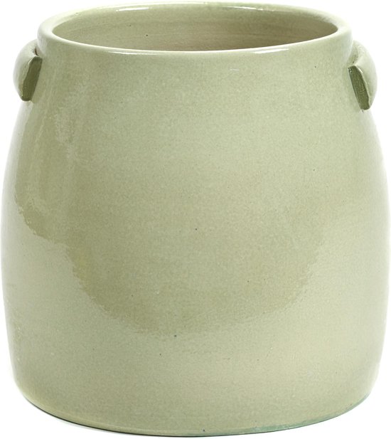 Serax Jars Pottery By Bloempot Medium Ø25 Green | bol
