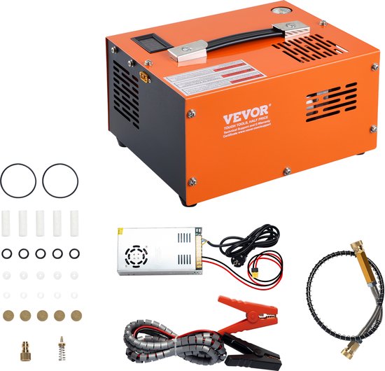 VEVOR PCP Compressor - 300 bar -500W - Handschakelaar Luchtcompressor 0 ...