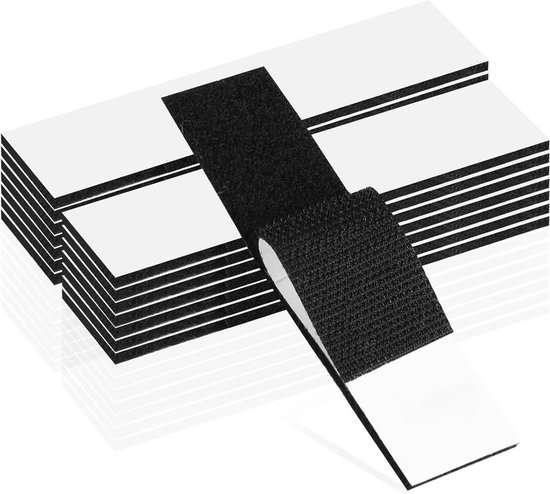 Zelfklevend klittenband - extra sterk - 100 x 25 mm - 15 stuks ...