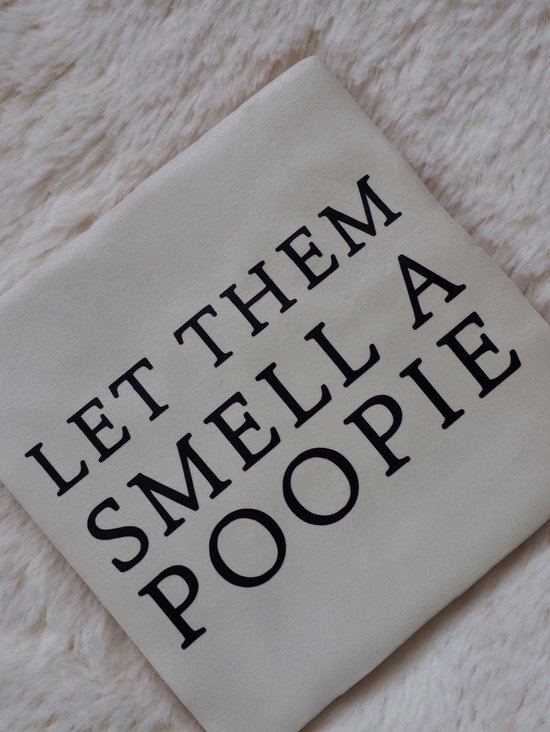 Tegeltje | LET THEM SMELL A POOPIE - baby - newborn - babykamer ...