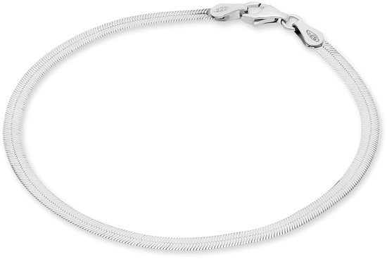 Glow 104.2396.19 Dames Armband - Schakelarmband - Sieraad - Zilver - 925 Zilver - 3 mm... | bol