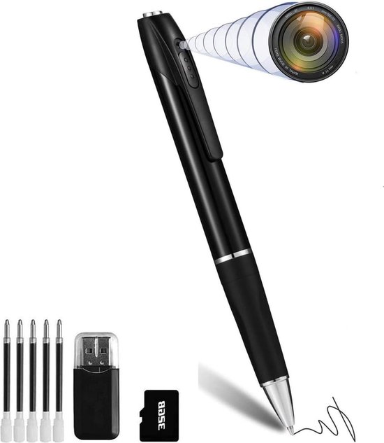 Spycam - Spioncamera Mini-camera 32 GB 1080 p bewakingscamera draagbare ...