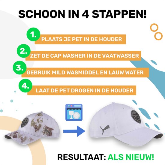CapKing Cap Washer Set - 2 Wasframes - Voor alle petten - Vormbehoud ...