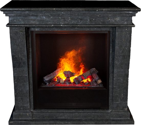 Xaralyn Kreta-Mini EC6-SBP elektrische open haard- Antraciet, zwarte ...