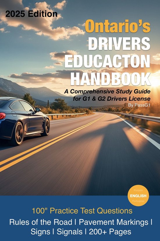 Wide Format - Ontario’s DRIVERS EDUCACTON HANDBOOK - 2025 (ebook), Raymond Boodhoo |... | bol