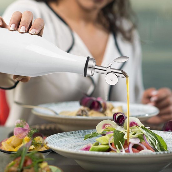 300ml Ceramic Olive Oil Dispenser Bottle - Kitchen Oil Container with ...