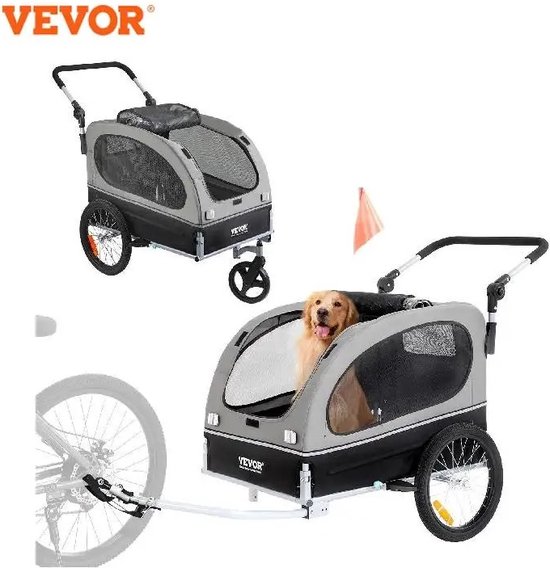 RM Store® - Hond Fietsaanhangwagen - Opvouwbare Fietsaanhangwagen ...