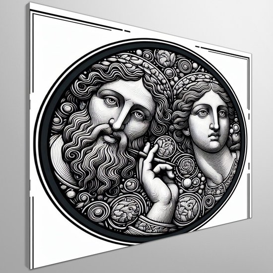 Line art relief schilderij | Linear perspectief in beweging: een ...