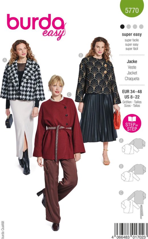 Burda nr. 5770 maat 39 - 48 | bol