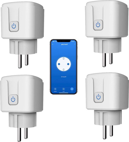 16A wifi smart plugs met timer en countdown-functie - app ...