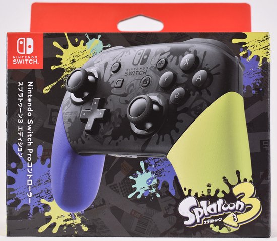 Nintendo Official Switch Pro Controller Splatoon 3 Edition JP Switch | bol