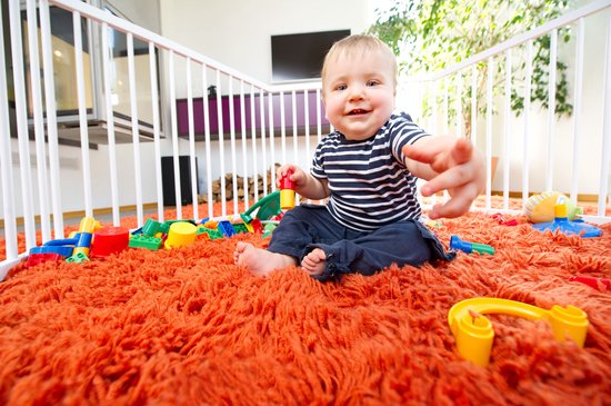 ONE4all 1+5 WIT - massieve berk - grote babybox/ kinderspeelplaats XL / kinderhekje... | bol