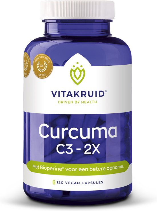 Vitakruid Curcuma C3 - 120 vegacapsules | bol