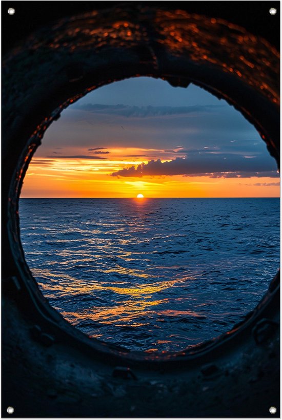 doorkijk tuinposter - Zee poster - Tuinposters Natuur - Wanddecoratie ...