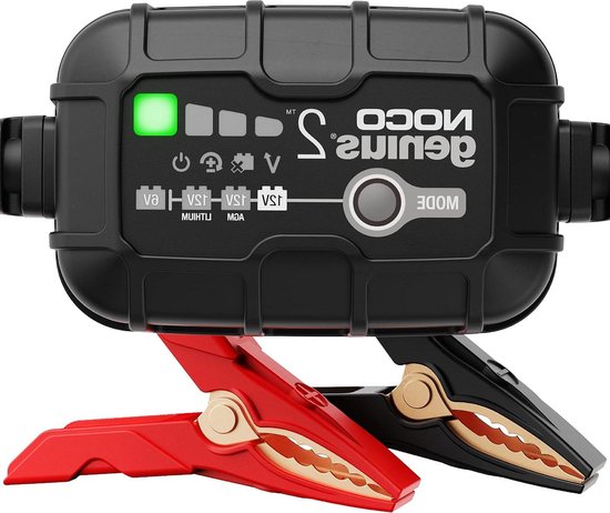 Automatische Batterijlader Genius2EU 2A voor 6V en 12V AGM SLA Gel ...