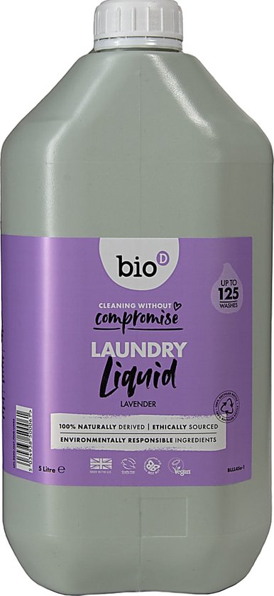 Bio-D Vloeibaar Wasmiddel met Lavendel - 5L Grootverpakking | bol