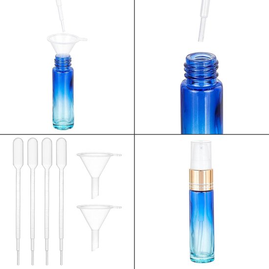 Spuitflessen - Draagbaar - Verschillende kleuren - 10 ml spaarkop van ...