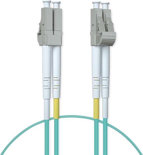 1 Meter Multimode LC Duplex Glasvezel Patchkabel - 10Gb/1G Compatibel | bol