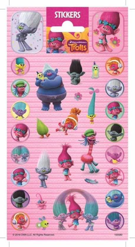 Trolls DreamWorks stickers | bol