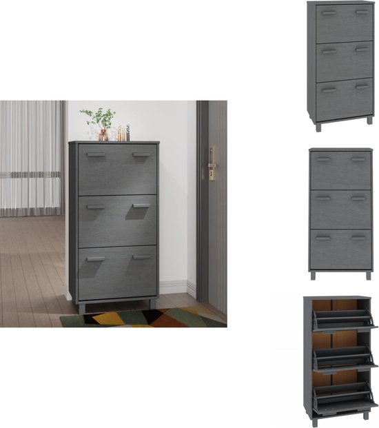 vidaXL Schoenenkast - Schoenenkasten - Houten Schoenenkast - Schoenen ...