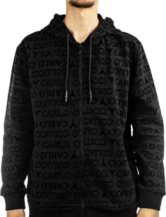 Carlo Colucci Heren Vest Zwart C7408/20 | bol