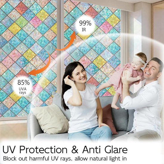 Solacis Privacy Folie Raam - Raamfolie - Folie Raam - Zichtwerend ...