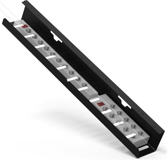 XL Cable Tray Desk TÜV-Tested 100cm Length Set of 2 Ideal Cable ...
