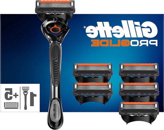 Scheermesje + 6 scheermesjes voor mannen - langdurig glad scheren ...