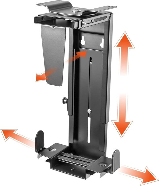 In hoogte verstelbare CPU-houder voor onder bureau - computer ...