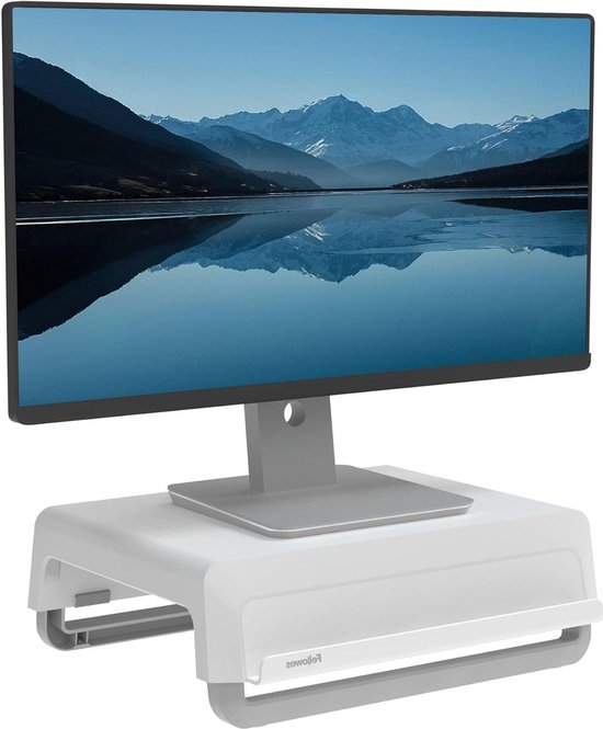 Monitorstandaard voor bureau 100% recyclebaar Ergonomische draagbare ...