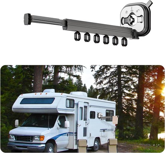 Wandmontage droogrek van aluminiumlegering inklapbaar - ruimtebesparend ...