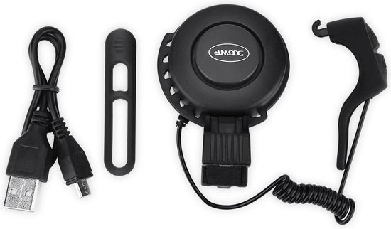 Toeter fiets - Elektrische fietsbel USB Oplaadbaar - Volume instelbaar ...