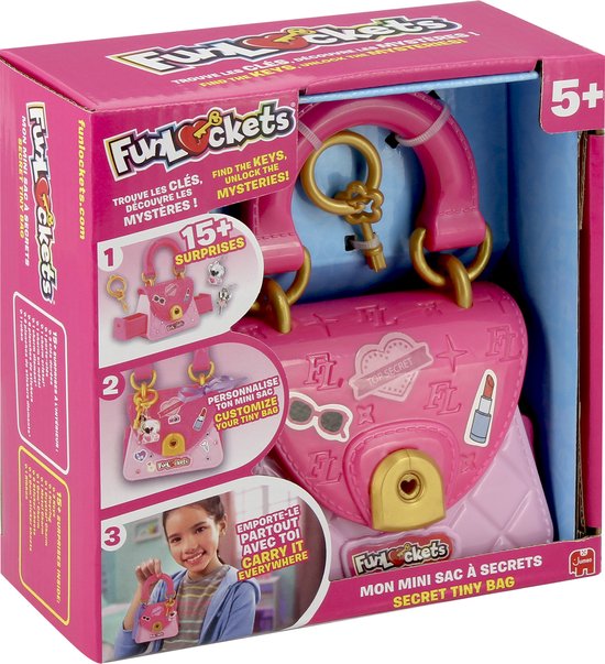 Jumbo - FunLockets - Mini geheim tasje - Tiny Bag - Tasje met geheimen ...