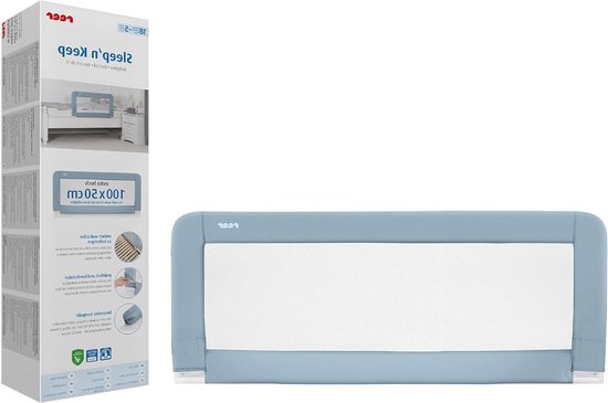 Valbescherming voor babybedjes 100 cm lang - Universeel voor bedden van ...