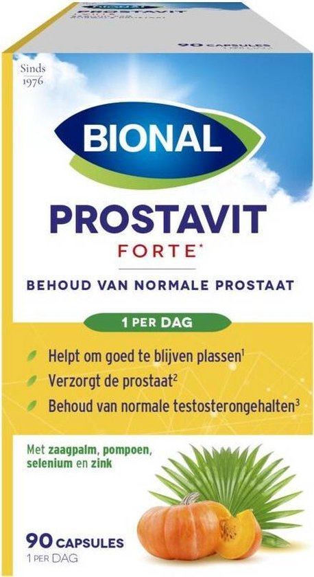 Bional Prostavit Forte - Supplement - Behoud normale prostaat en ...