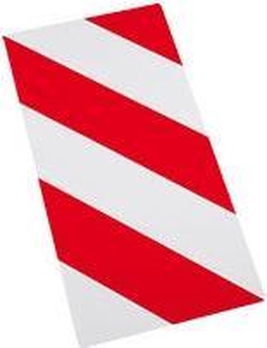 Rood witte markering vrachtwagen - retroreflecterende folie Type C2 ...