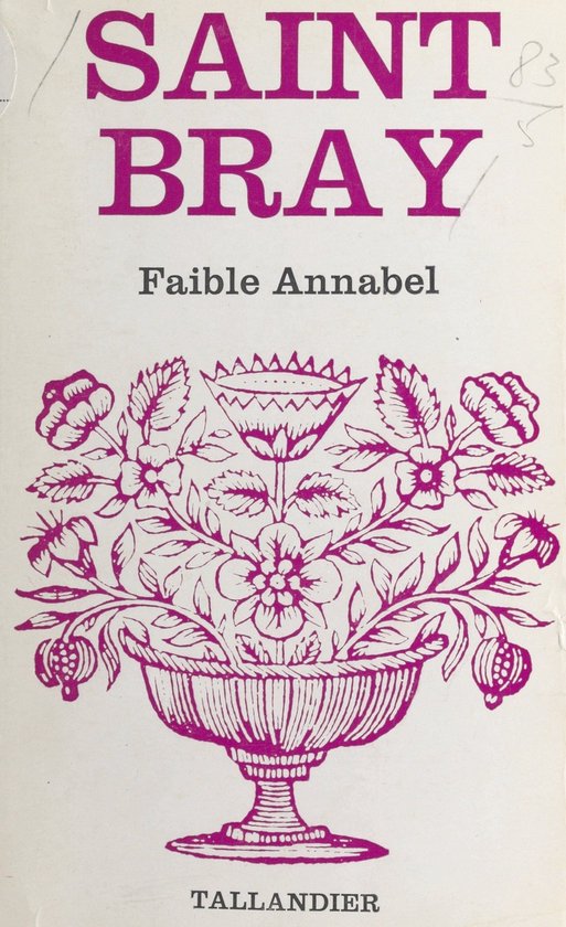 Faible Annabel (ebook), Saint-Bray | 9782402228459 | Boeken | bol
