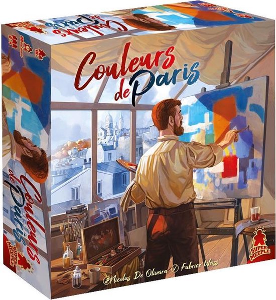 Super Meeple - Colors of Paris (EN/FR) -Behendigheidsspel - 2-4 Spelers - Geschikt... | bol