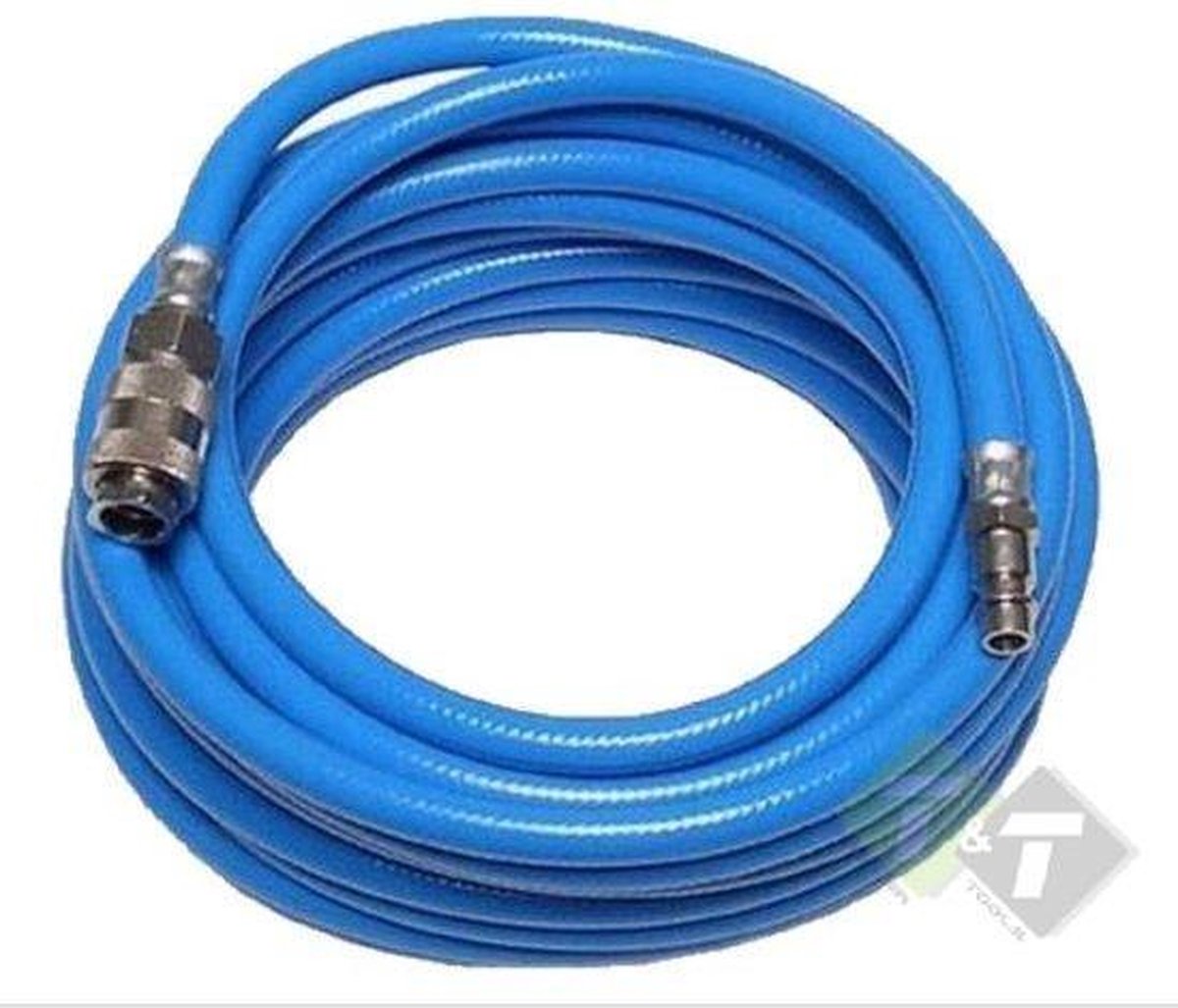 Luchtslang, compressorslang 10 meter, 6x11mm, incl. euro/ din ...