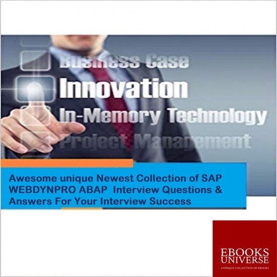 Awesome unique Newest Collection of SAP WEBDYNPRO ABAP Interview Questions & Answers... | bol.com