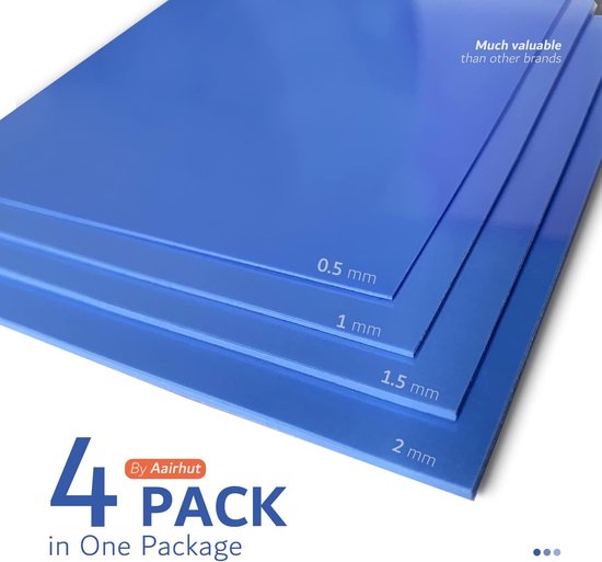 SnelShoppen - Aairhut Thermal Pad 6W/mK 4-Pack - Silicone Koelpads ...