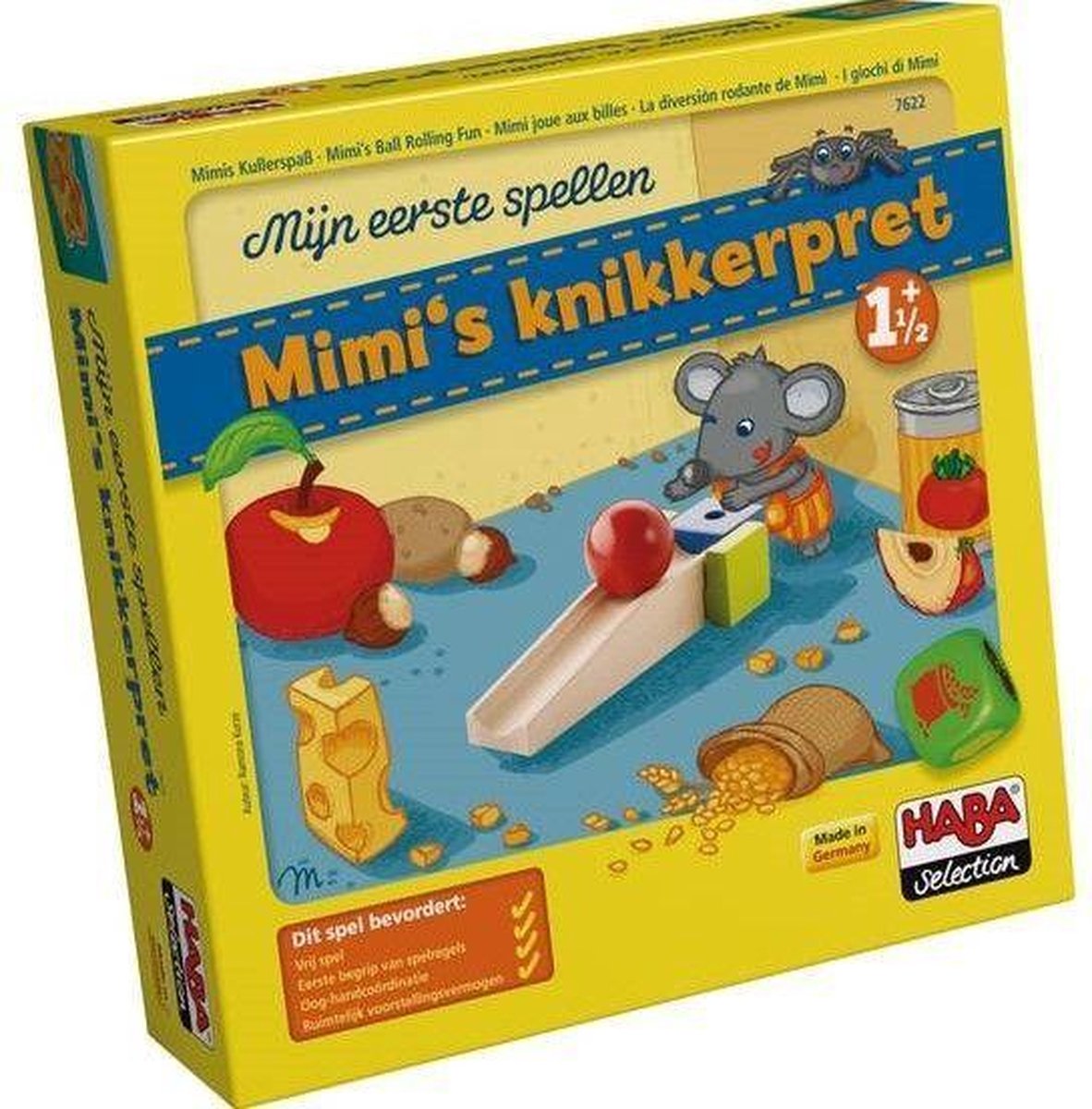 Haba Selection - Spel - Mijn eerste spellen - Mimi's knikkerpret ...