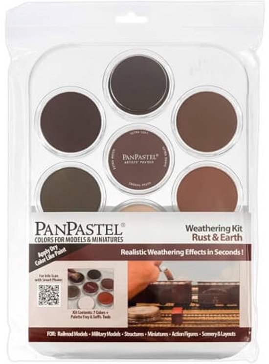 PanPastel - Weathering Kit 1 (7) Rust & Earth | bol