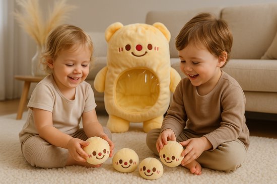 Magnitoys™ – Beer Knuffelkussen 40 cm – Kawaii Pluche – Met Mini ...