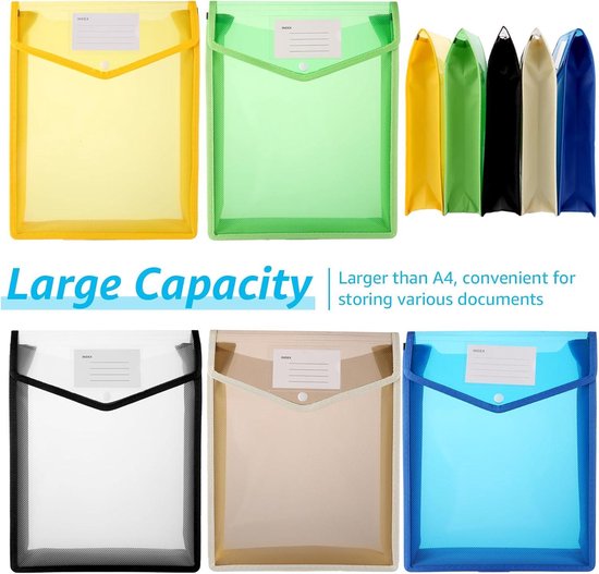 Allecto Plus - 10 compartiments à documents A4 - Porte-documents A4 ...