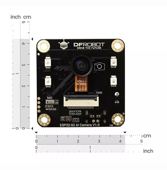 DFRobot ESP32‑S3 AI Camera Module – DFR1154 – Edge‑AI, Nachtzicht ...