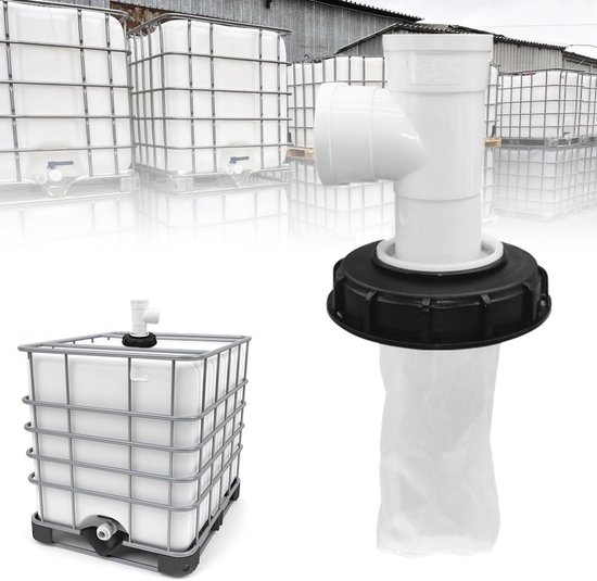 Allecto Plus - IBC dekselfilter voor regenwatertank 163 mm nylon filter ...