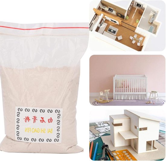 Gips Poeder voor 3D Beeldhouwen en Sieraden Maken - Zelfgemaakte ...