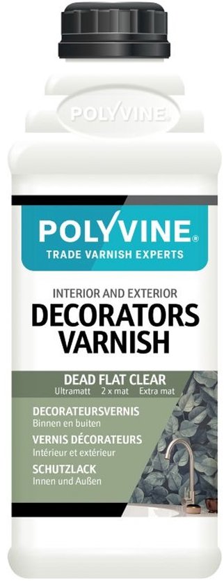 Polyvine Decoratieve vernis heel mat 1L | bol